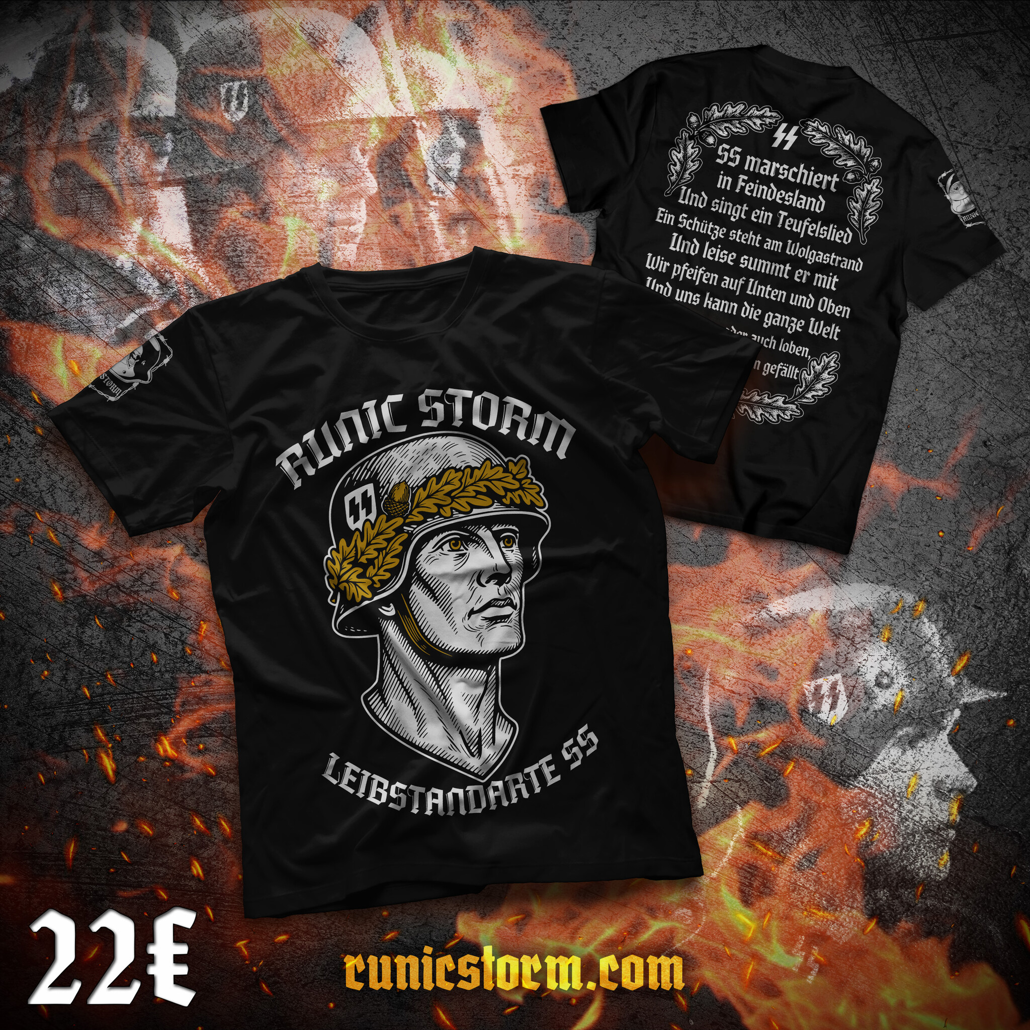 T-shirt | The «LSSAH Soldier» T-shirt | Runic Storm