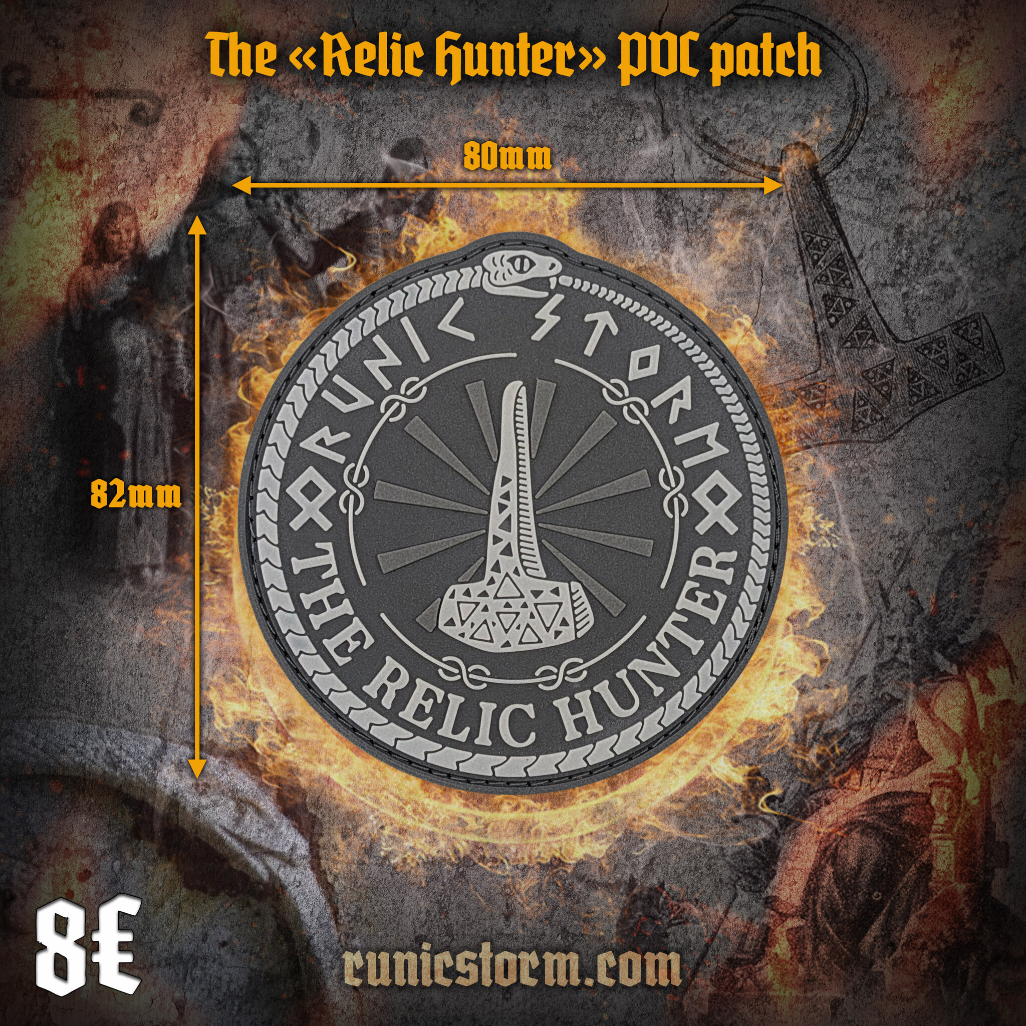Patches | The «Relic Hunter» PVC patch | Runic Storm