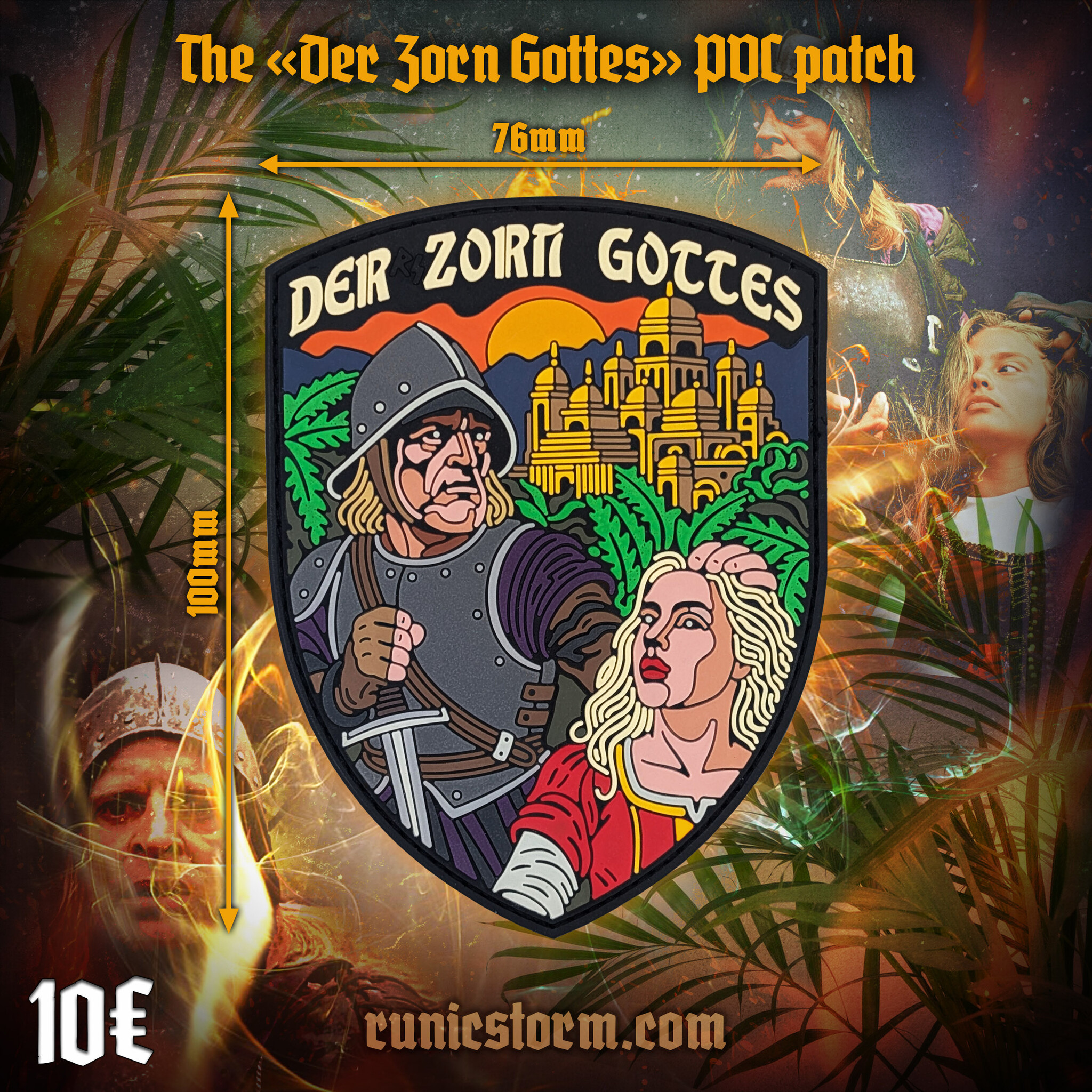 Patches | The «Der Zorn Gottes» PVC patch | Runic Storm