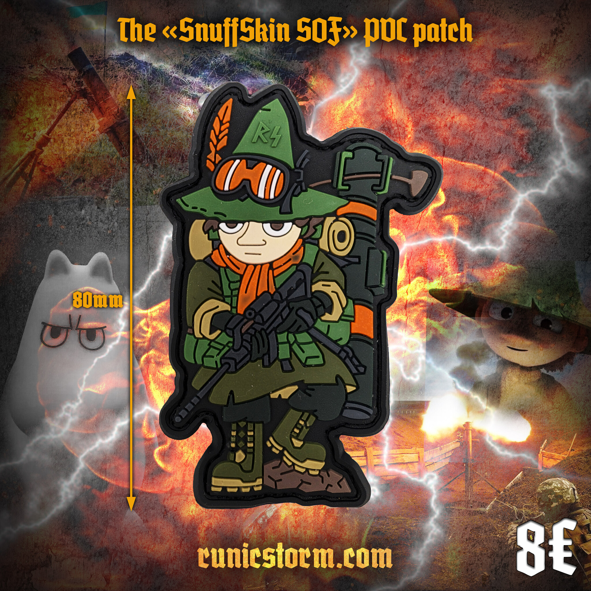 Patches | The «Snuffskin SOF» PVC patch | Runic Storm