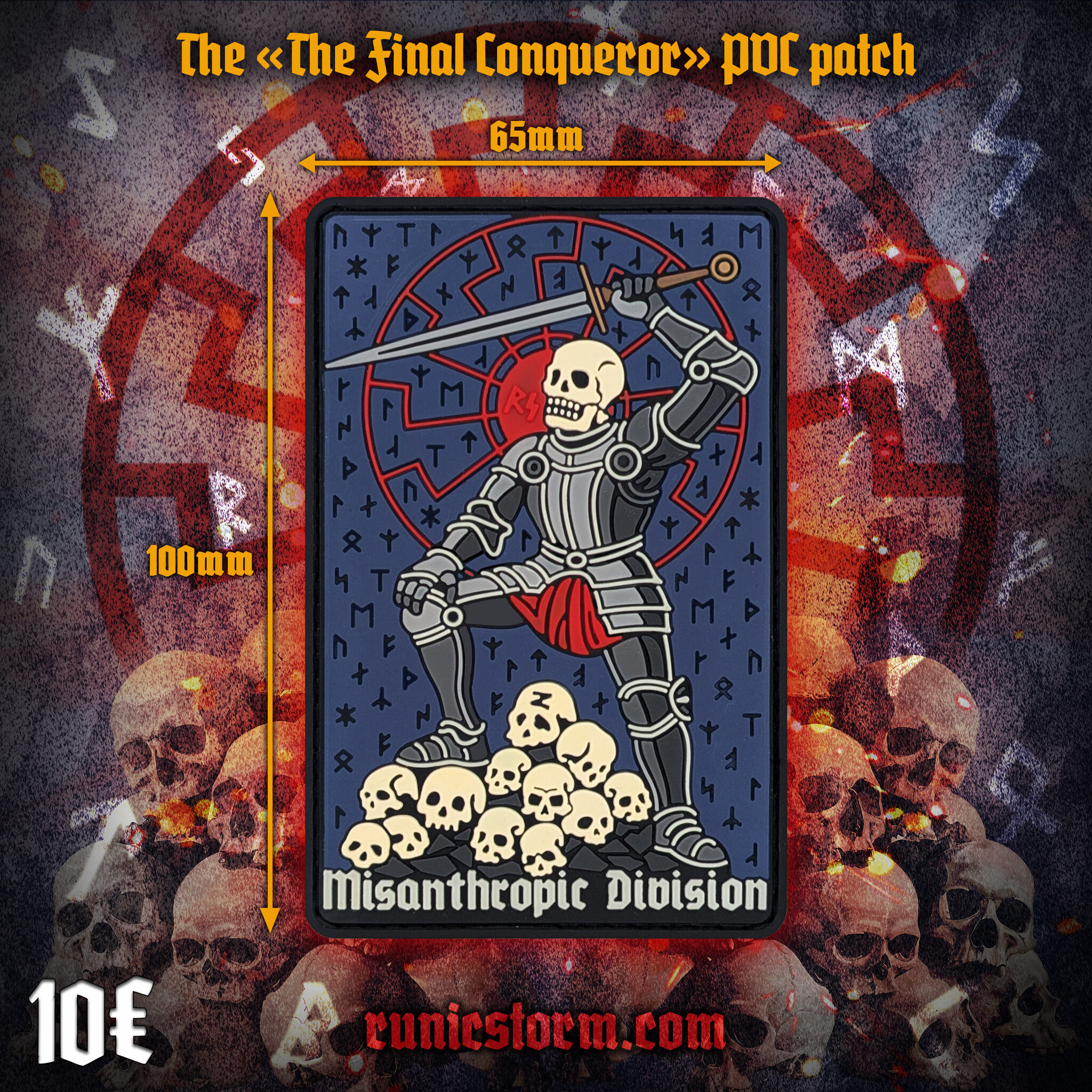 Patches | The «The Final Conqueror» PVC patch | Runic Storm