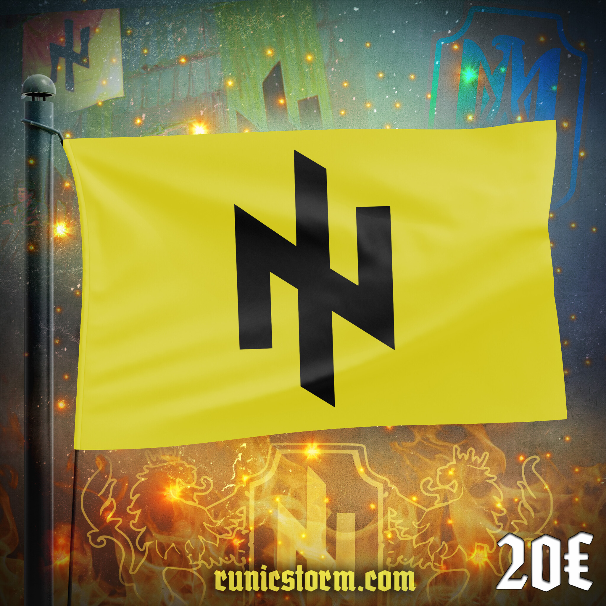 Flags | The «Social-National Assembly» Flag | Runic Storm