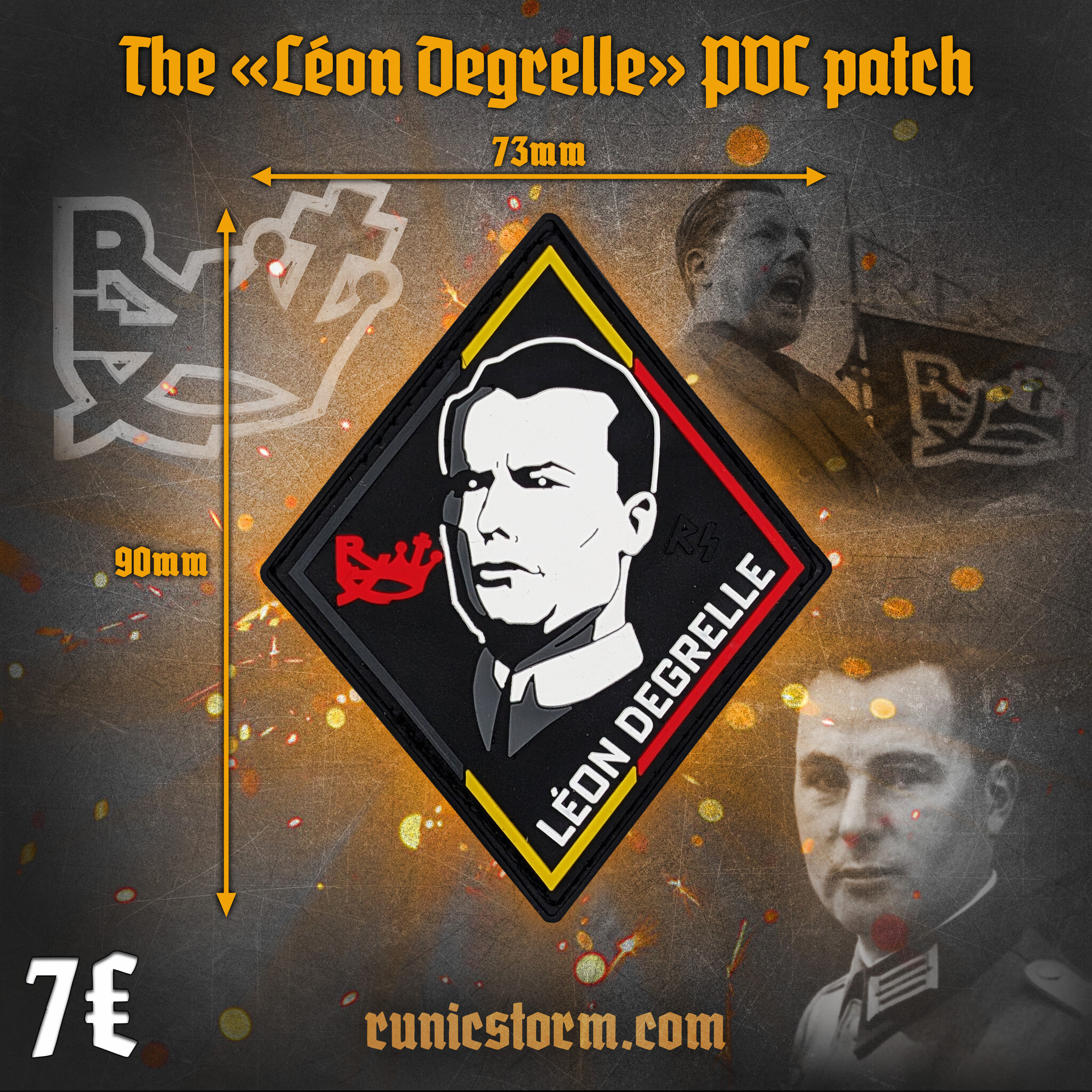 Patches | The «Famous people» PVC patch series | Runic Storm