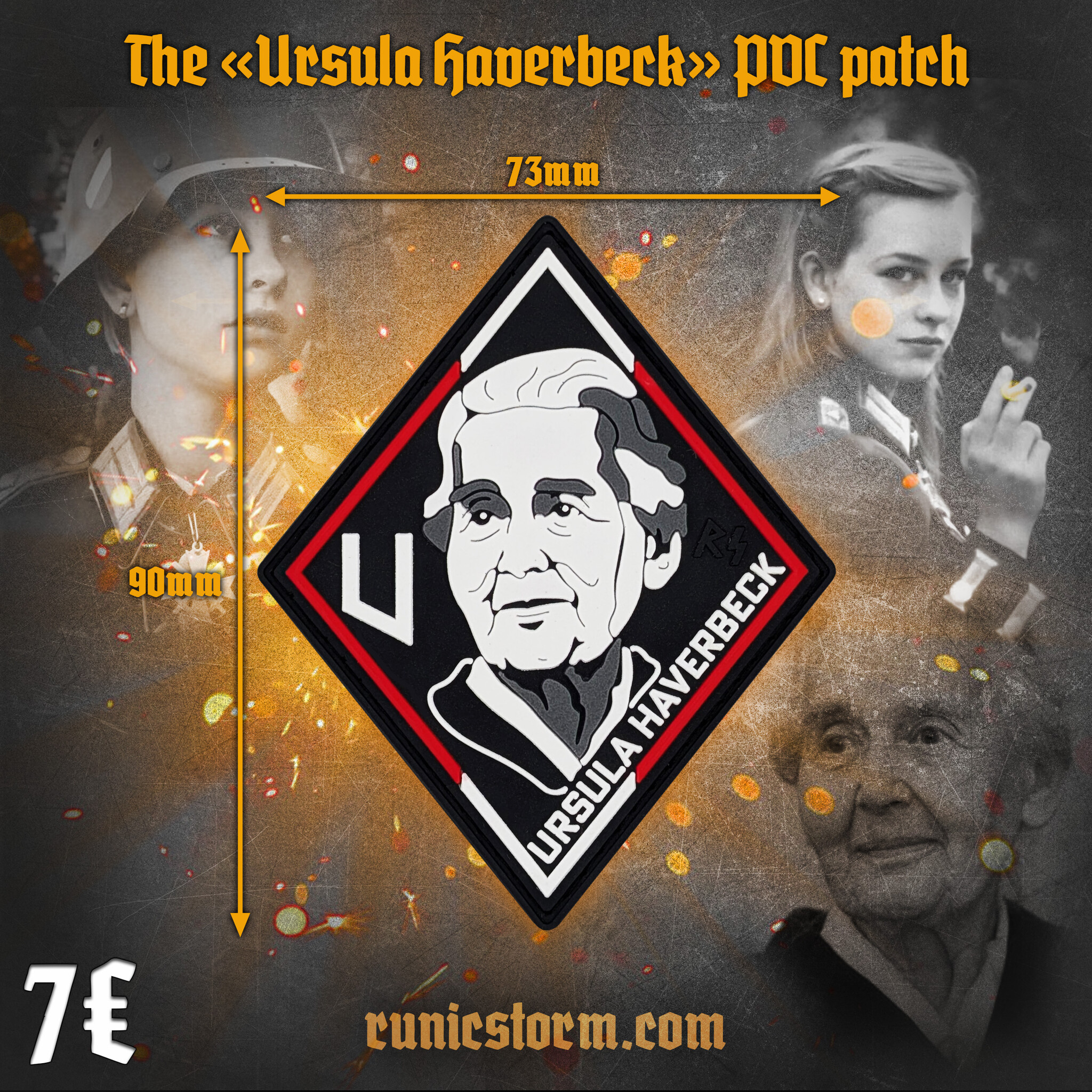 Patches | The «Famous people» PVC patch series | Runic Storm