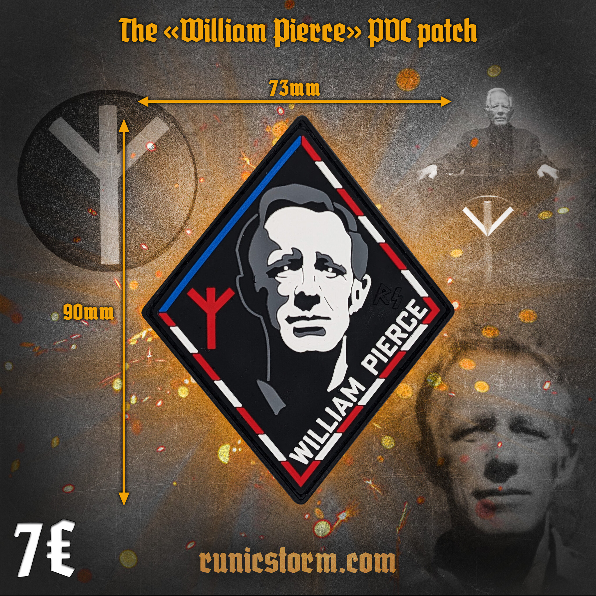 Patches | The «Famous people» PVC patch series | Runic Storm
