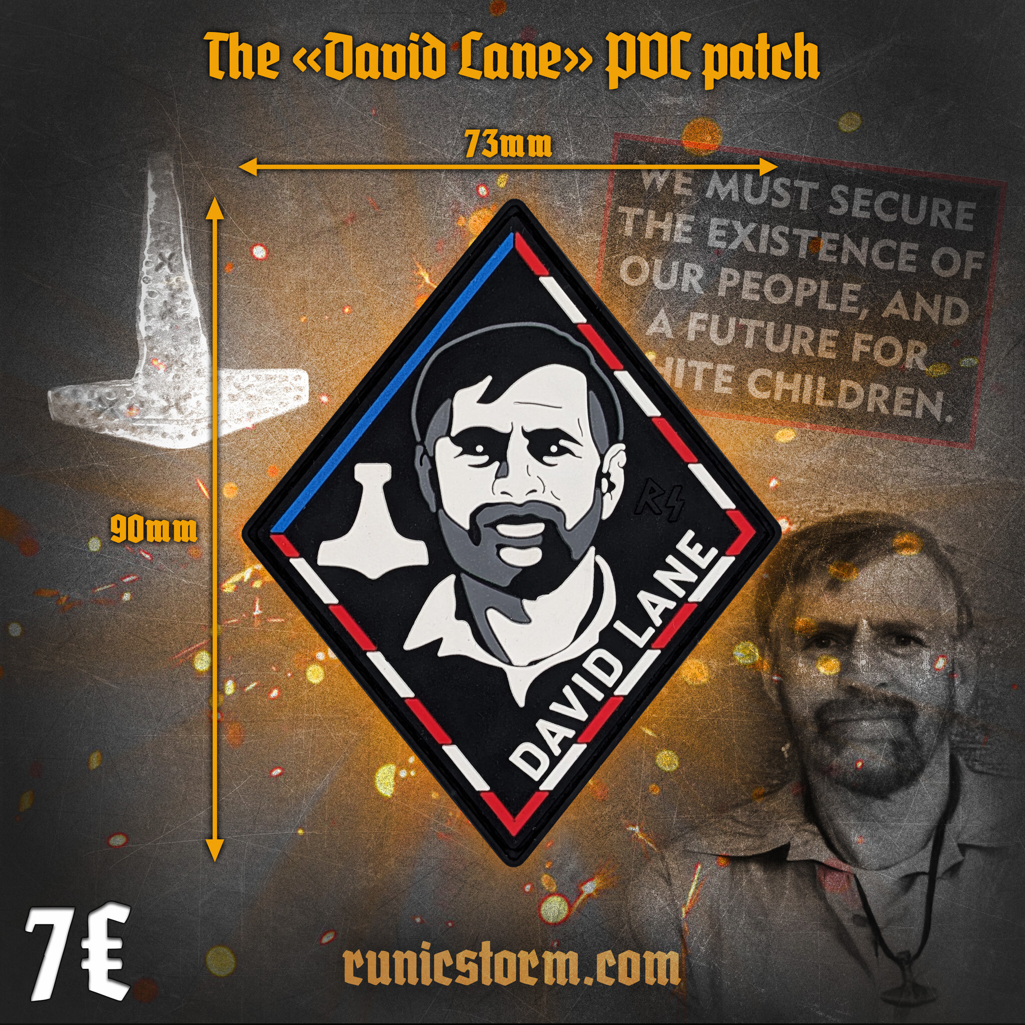 Patches | The «Famous people» PVC patch series | Runic Storm