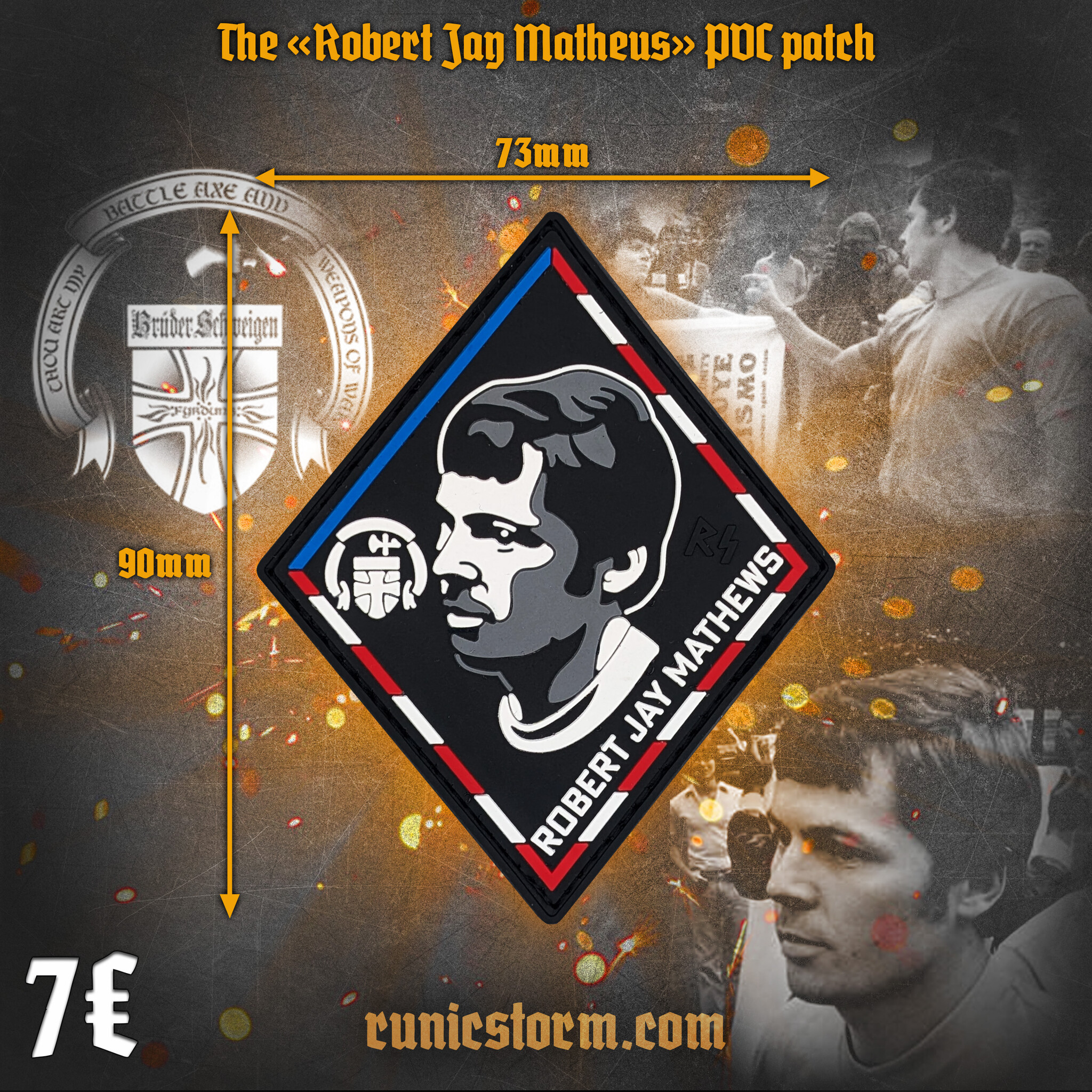 Patches | The «Famous people» PVC patch series | Runic Storm