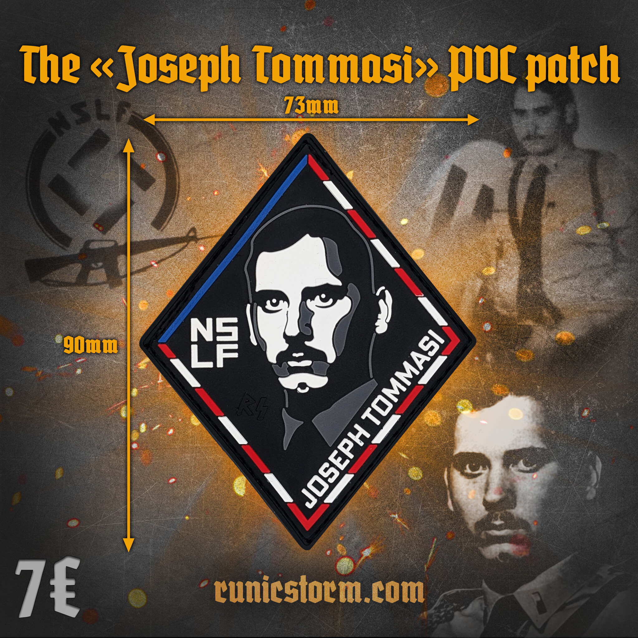 Patches | The «Famous people» PVC patch series | Runic Storm