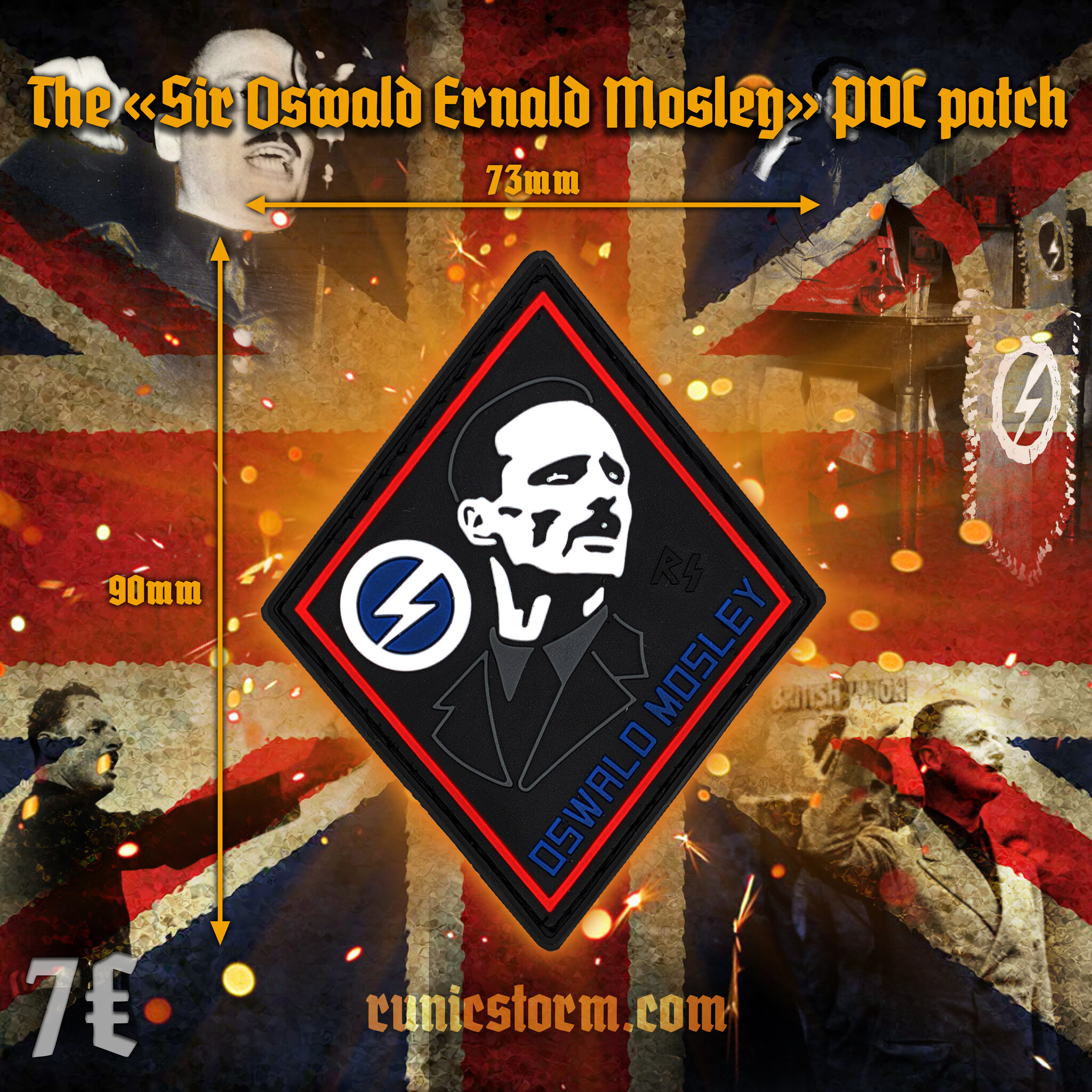 Patches | The «Famous people» PVC patch series | Runic Storm