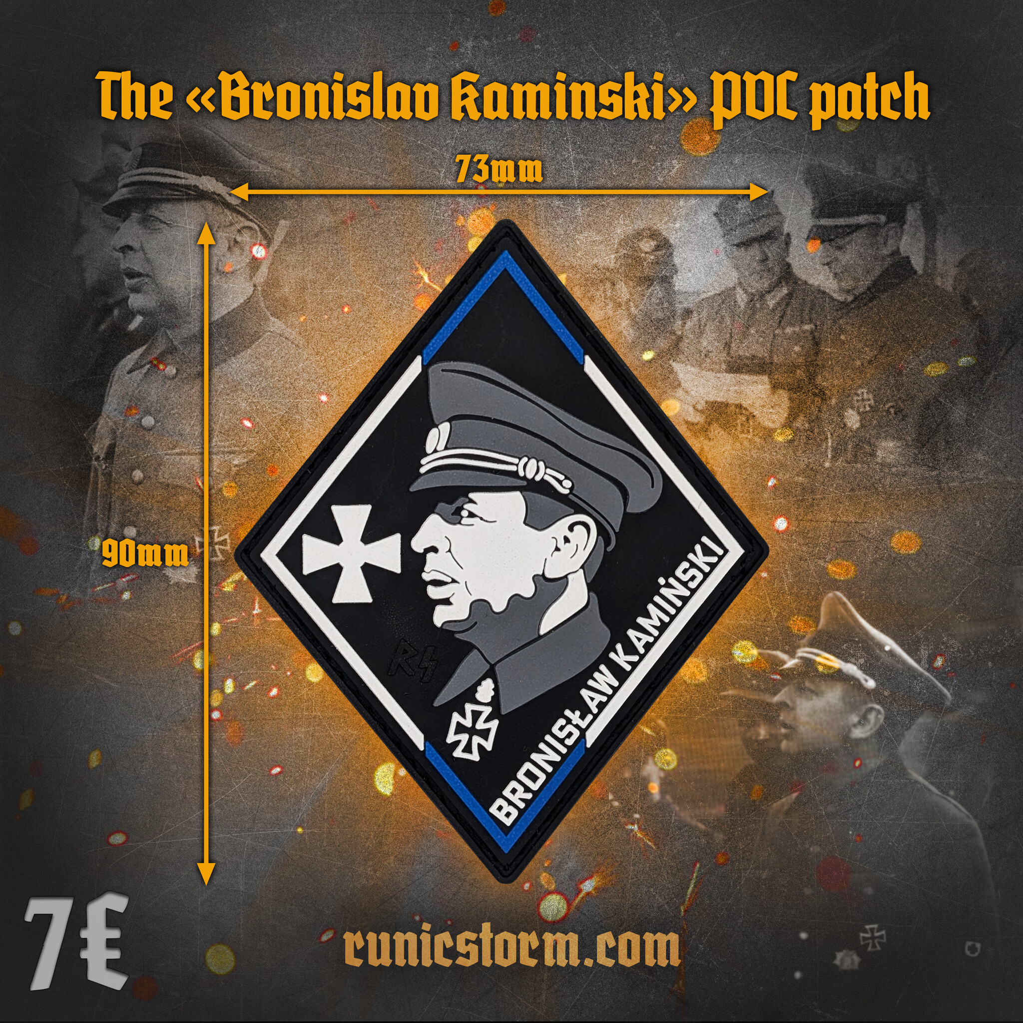 Patches | The «Famous people» PVC patch series | Runic Storm