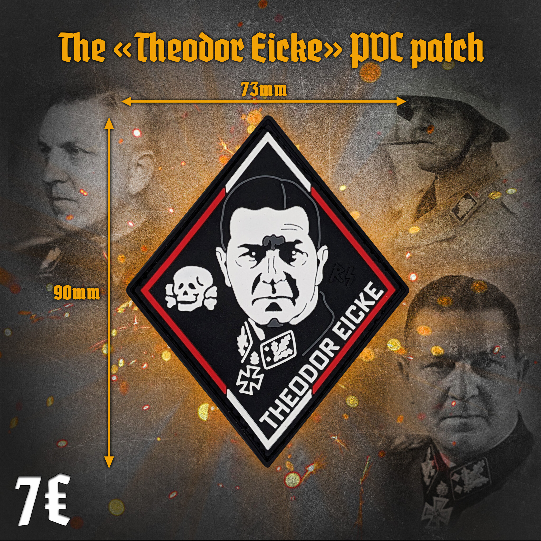 Patches | The «Famous people» PVC patch series | Runic Storm