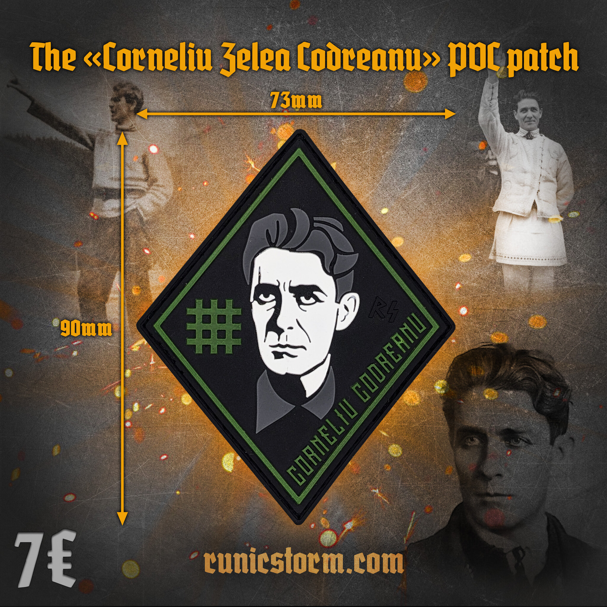Patches | The «Famous people» PVC patch series | Runic Storm