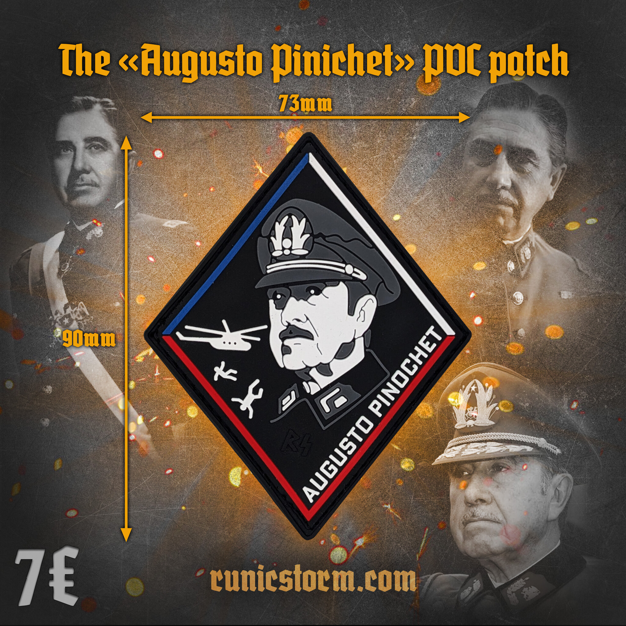 Patches | The «Famous people» PVC patch series | Runic Storm