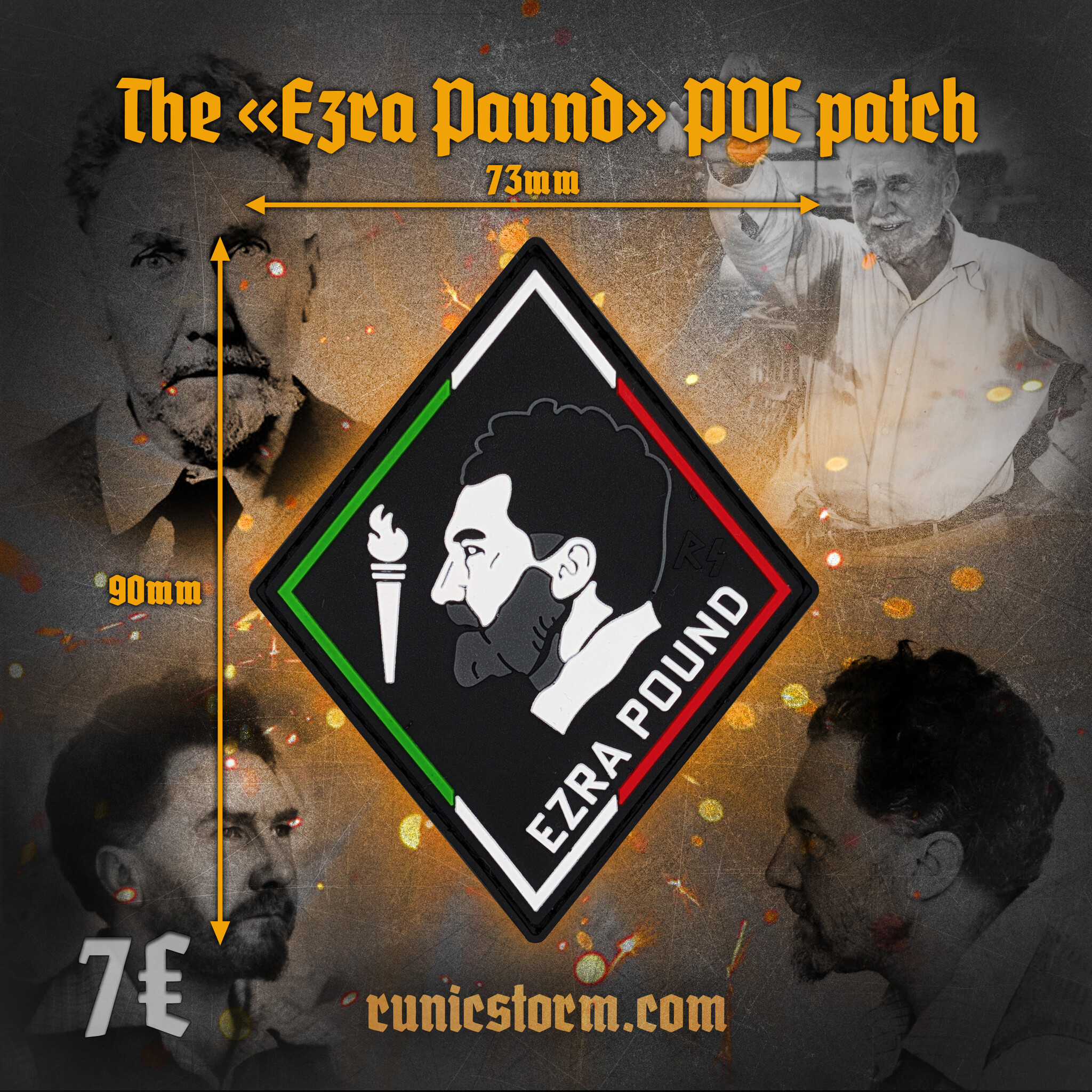 Patches | The «Famous people» PVC patch series | Runic Storm